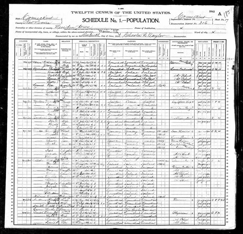 1900 United States Federal Census